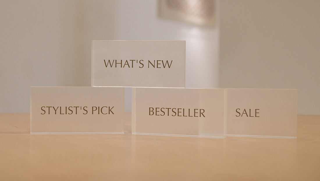 Acrylic Retail Signage